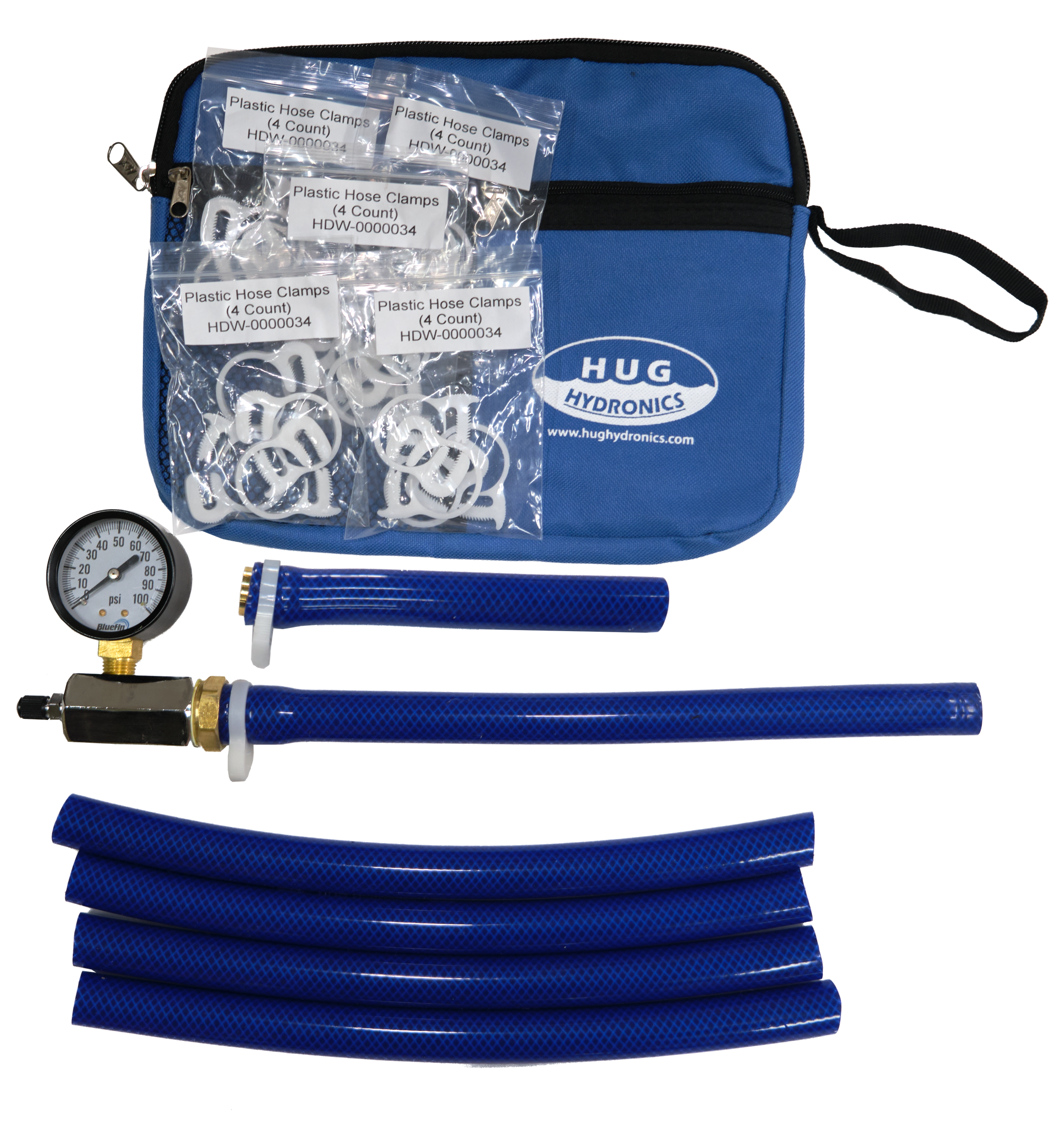 Pressure Test Kit for PEX Radiant Heating Loops