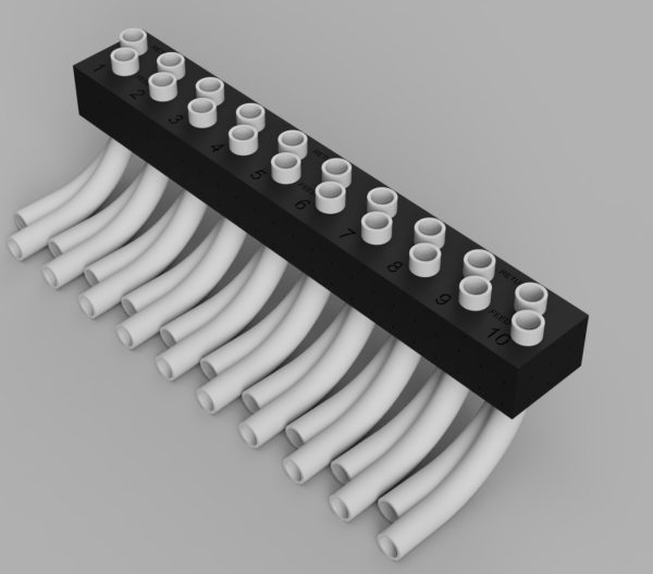 Durable Pex Tubing Organizer | 10 Loop Hose Holder